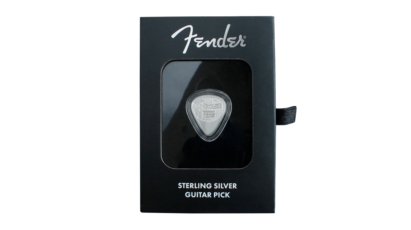 5 Grams - Fender® Sterling Silver Playable Guitar Pick - The Coin Hunter