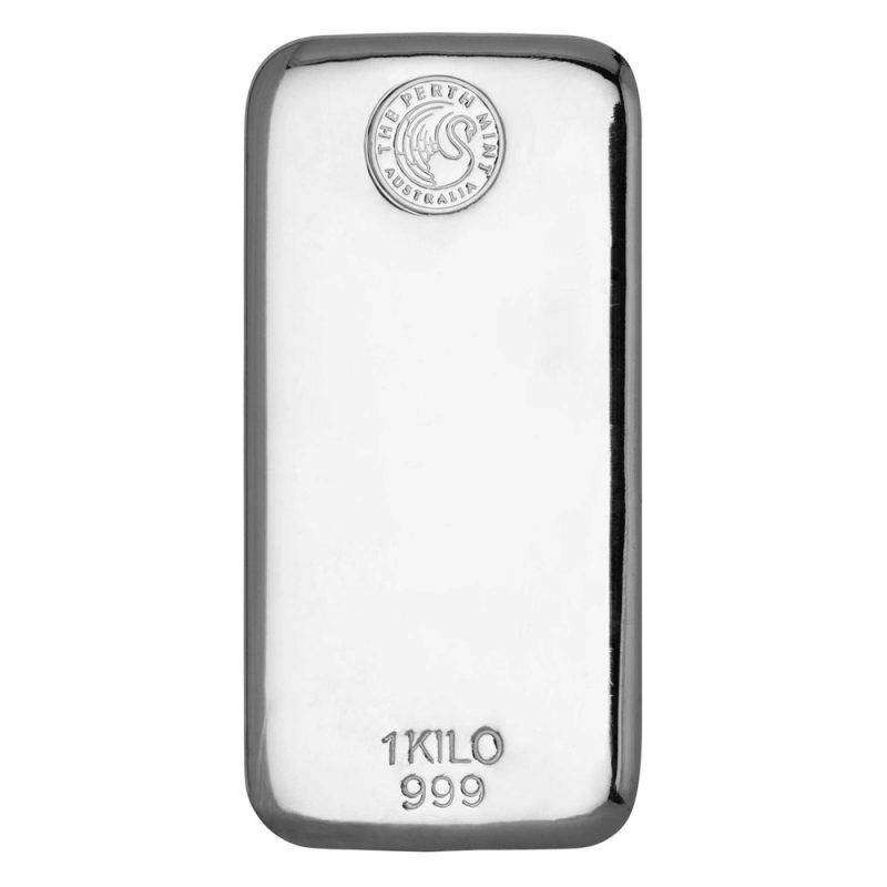1 Kilo Silver Cast Bar - Perth Mint - The Coin Hunter